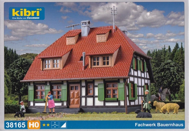 KIBRI H0 38165 Bausatz Fachwerkhaus Bauernhaus - OVP NEU EUR 29,24 ...