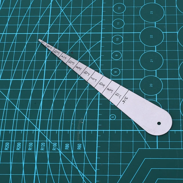 STAINLESS STEEL GAUGE Feeler Ruler 1/16-3-4 Flange Ruler Inner ...