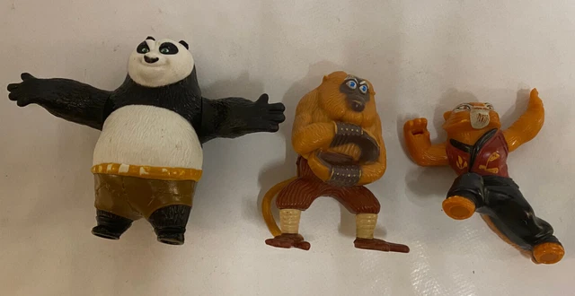 KUNG FU PANDA Mcdonalds Kids Happy Meal Toys Bundle X 3 Action Figures ...