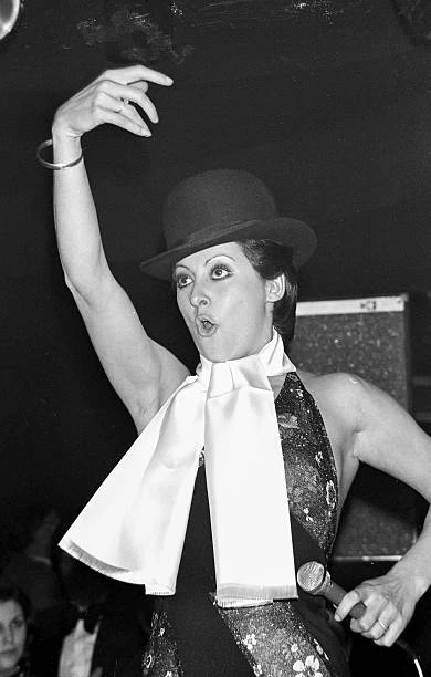 SPANISH ACTRESS AND singer Mariam Conde performing in Madrid S- 1976 ...