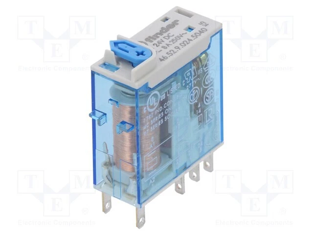 RELAY: ELECTROMAGNETIC 8A/250VAC US Coil: 24VDC 15A 46.52.9.024.5040 ...