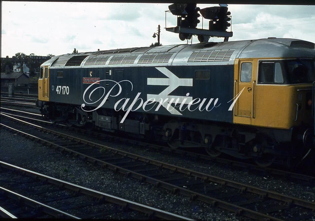35MM UK RAILWAY Class 47 Train Colour Slide Diesel Electric ST21 £3.00 ...