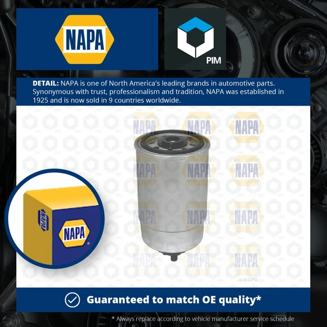 FUEL FILTER FITS IVECO DAILY Mk1, Mk2 2.4D 2.5D 2.8D 85 to 99 NAPA ...