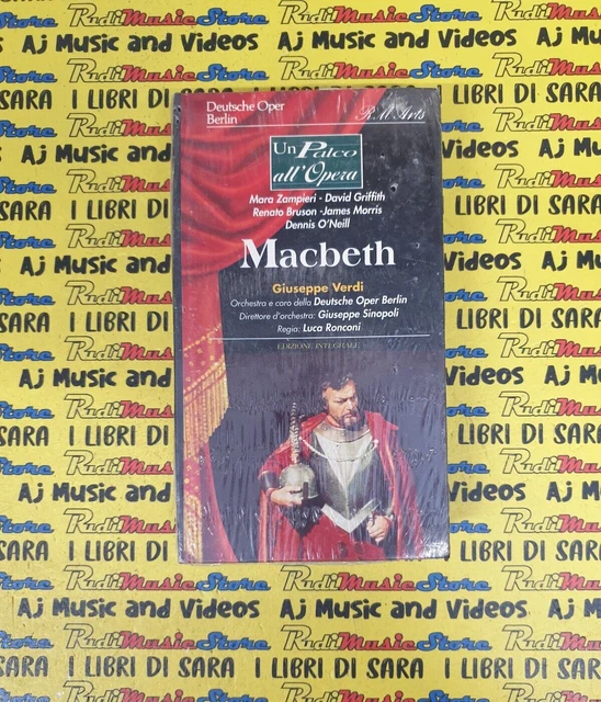 VHS GIUSEPPE VERDI macbeth 1998 UN PALCO ALL'OPERA 705954 150min SIGILLATA (VM8) EUR 4,99 ...