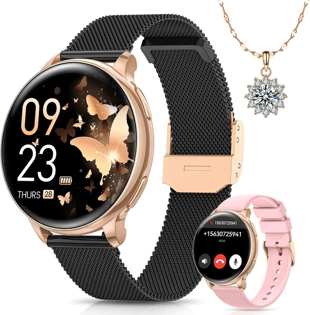 SMARTWATCH DONNA, 1.27” Orologio Smartwatch Con Chiamata Bluetooth ...