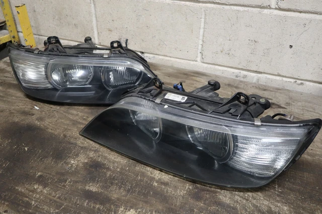PAIR BMW Z3 Roadster Facelift Clear Headlights Headlamps RHD UK Spec £ ...