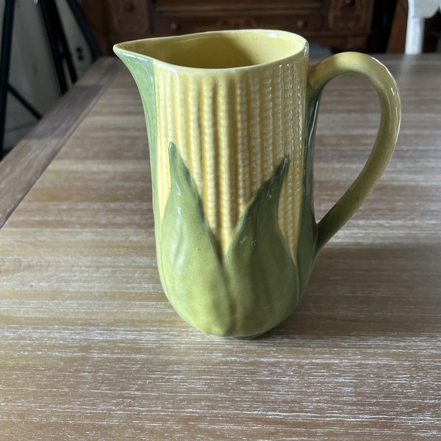 VINTAGE USA U.S.A American Bisque Pottery Pitcher $24.99 - PicClick