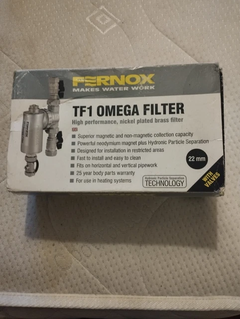 FERNOX TF1 OMEGA Filter 22mm mit Ventilen EUR 109,77 - PicClick DE