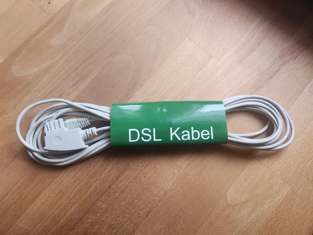 ORIGINAL AVM FRITZBOX DSL-Kabel mit TAE-Stecker für TAE-Anschlussdose ...