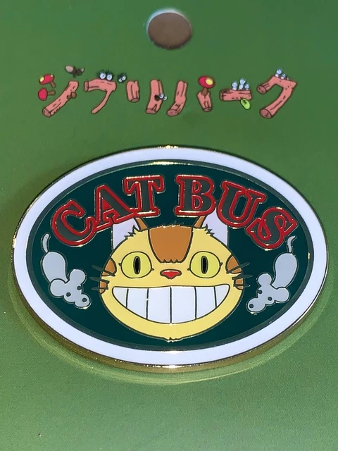 GHIBLI PARK EXCLUSIVE Premium Cat Bus Pin Badge My Neighbor Totoro ...