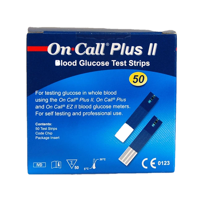 150 ON CALL® Plus II Blood Glucose Test Strips £38.99 - PicClick UK
