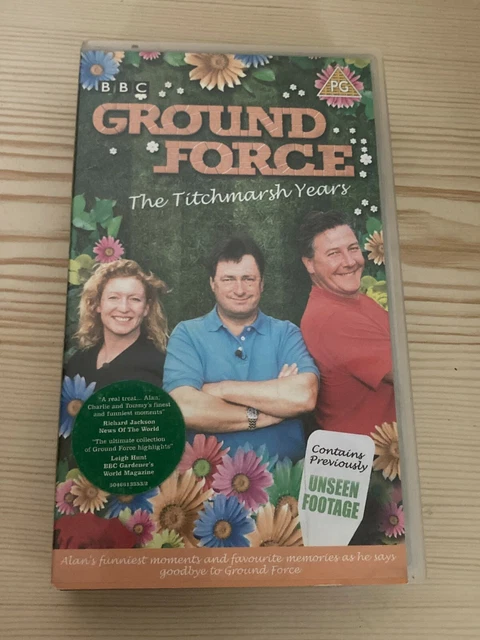 GROUND FORCE THE Titchmarsh Years VHS Video Tape £3.99 - PicClick UK