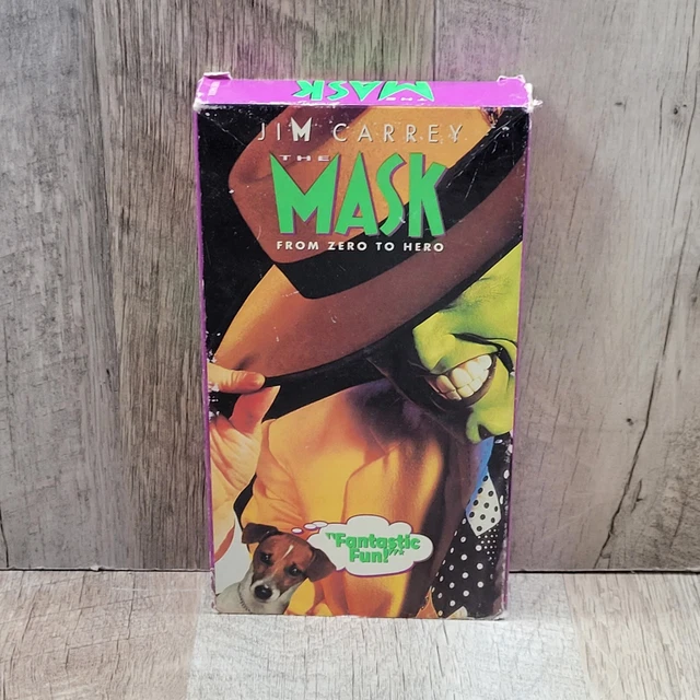 THE MASK VHS Cameron Diaz, Jim Carrey- Vintage- Comedy - 1994- From ...