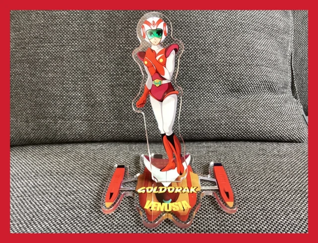 RARE FIGURINE VENUSIA Pvc Goldorak Grendizer Goldrake Actarus Vaisseau ...