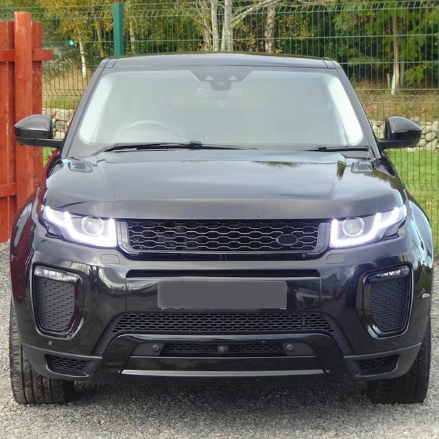 DYNAMIC STYLE FRONT Grille For Range Rover Evoque 2011-2018 Gloss Black ...