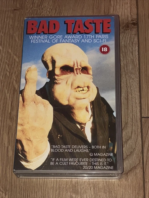 BAD TASTE VHS Video Tape PAL. Peter Jackson horror film £10.00 ...