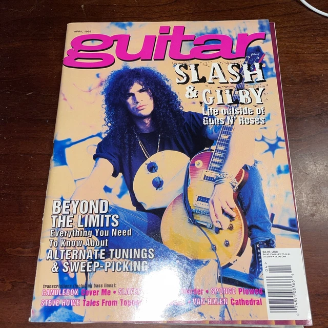 GUITAR FOR THE Practicing Musician Magazine - April 1995 Slash Cover ...