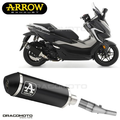 HONDA FORZA 350 2021-2022 Exhaust ARROW URBAN ALU Black Kat £417.10 ...