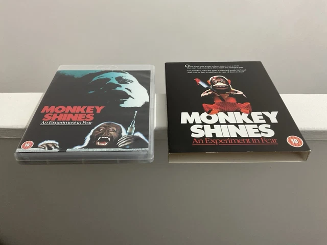 EUREKA MONKEY SHINES (1988) BLU RAY GEORGE A ROMERO WITH SLIP & Booklet ...