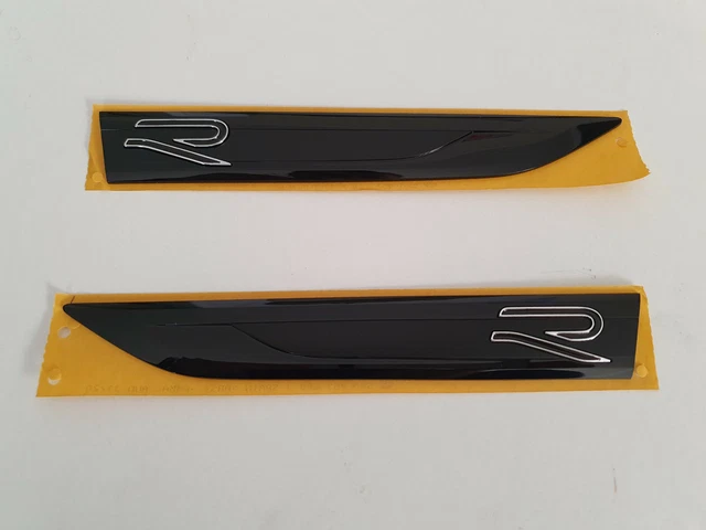 ORIGINAL VW GOLF 8 badge R-Line emblems as a set for fenders right left ...