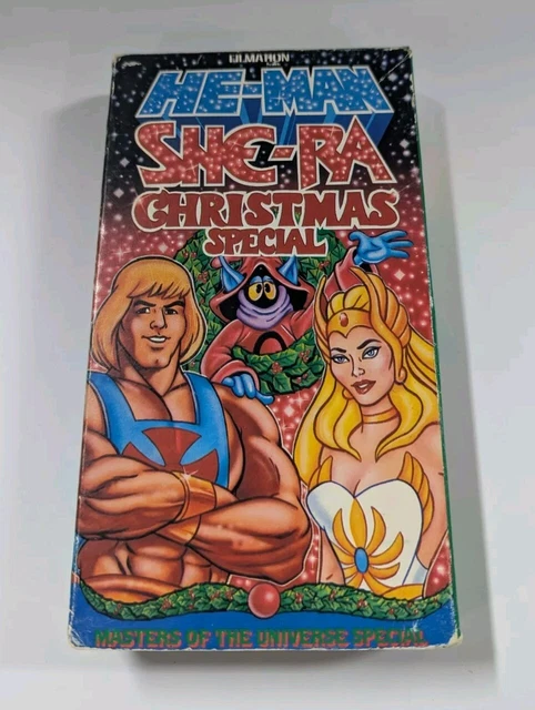 HE-MAN SHE-RA CHRISTMAS Special VHS Tape Vintage 1989 FunTimeKid Video ...
