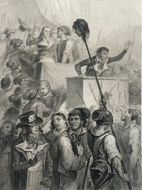 FRENCH REVOLUTION DEATH Of Deputy Féraud Engraving XIX France. £34.60 ...