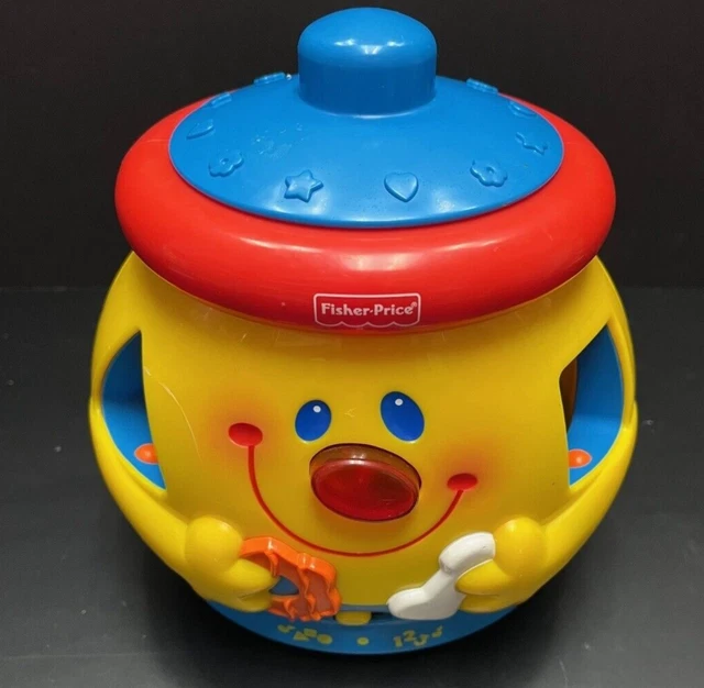 VTG. FISHER PRICE Cookie Jar Interactive Block Sorting Toy 1999 Numbers/Shapes $27.99 - PicClick