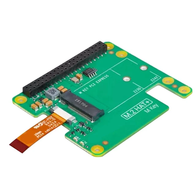 FOR M.2 HAT+ Expansion Board Support Single Channel PCle2.0 Interface ...