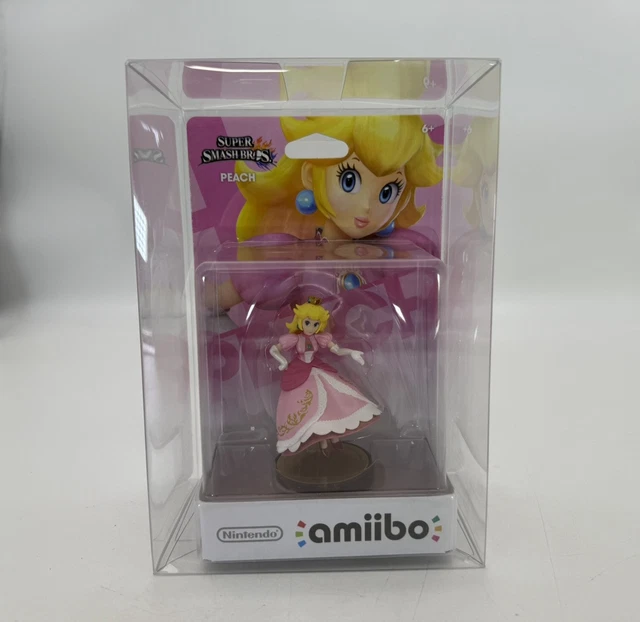 NINTENDO PRINCESS PEACH Super Smash Bros amiibo Figure - New £17.08 ...