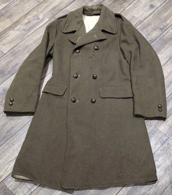 WW2 ERA MOUNTED Pattern Greatcoat British Army £55.00 - PicClick UK