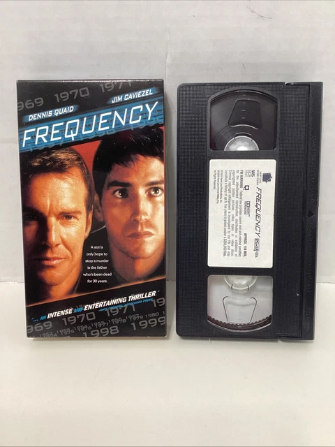 FREQUENCY (VHS, 2000) Dennis Quaid, Jim Caviezel, Andre Braugher, Noah ...