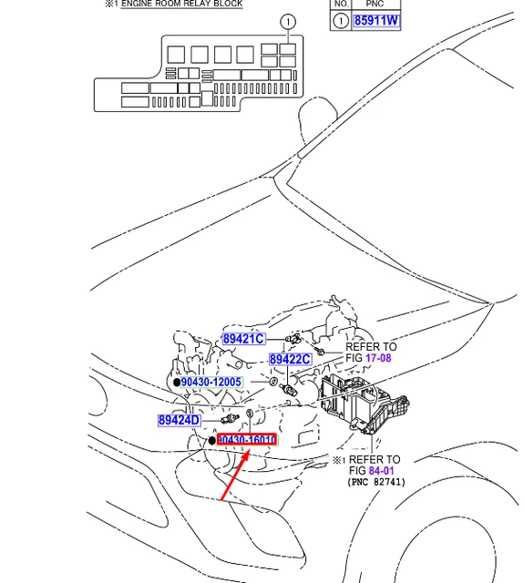 TOYOTA HILUX MK8 Inlet Air Temperature Sensor Gasket 9043016010 NEW ...