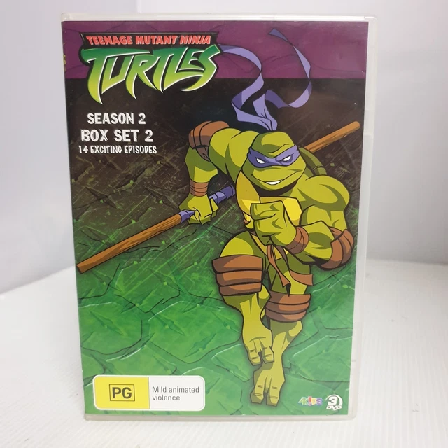 TEENAGE MUTANT NINJA Turtles TMNT Season 2 Box Set 2 DVD Animated ...
