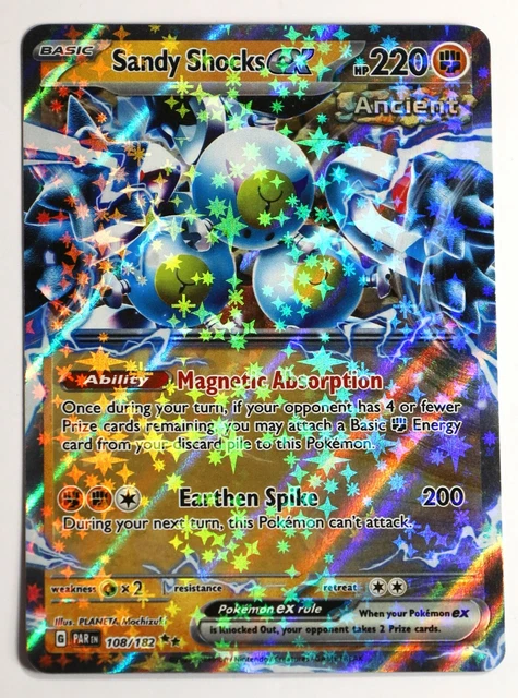 POKÉMON JCG SANDY Shocks ex - 108/182 Paradoxe Rift Holo Double Rare ...