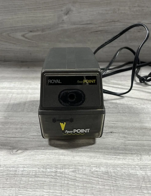ROYAL POWER POINT Electric Pencil Sharpener Auto Stop Office School ...