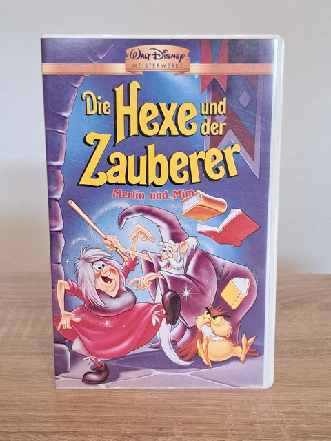 DISNEY VHS KASSETTE mit Hologramm "Die Hexe und der Zauberer" in ...