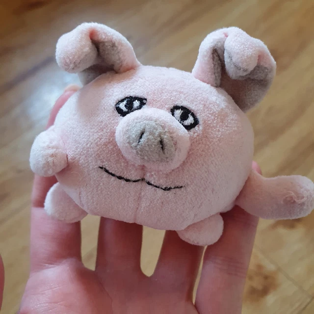 JELLYCAT TINY PIG Rare Discontinued 4.5cm Soft Toy Plush Pink Farm ...