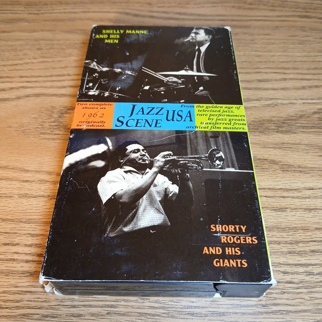 JAZZ SCENE USA VHS Tape Shelly Manne And His Men Shorty Rogers And His ...