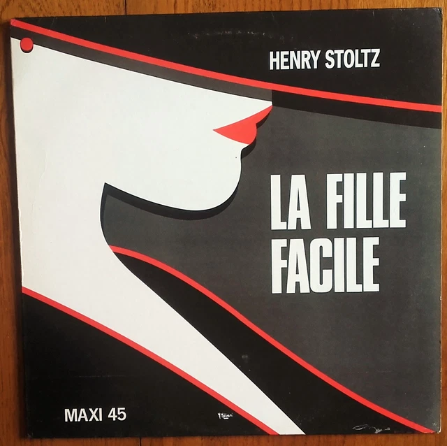 DISQUE VINYLE MAXI 45t HENRY STOLTZ «La fille facile» POP FRANCE 1986 EUR 5,00 - PicClick FR