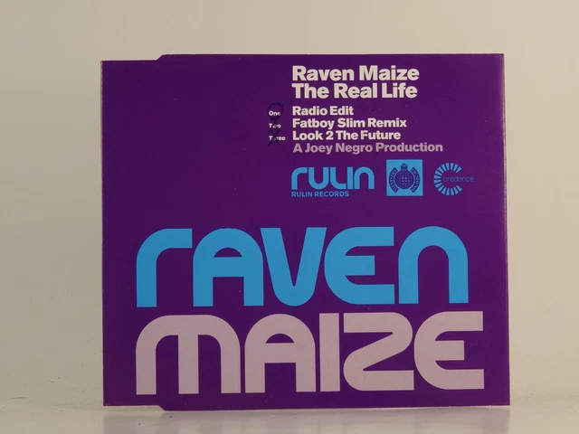 RAVEN MAIZE THE REAL LIFE (H1) 3 pistes CD manche photo unique RULIN ...