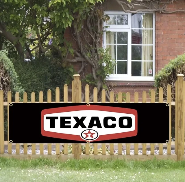 TEXACO BANNER FAHNE Flagge flag Werkstatt Neu EUR 28,50 - PicClick DE
