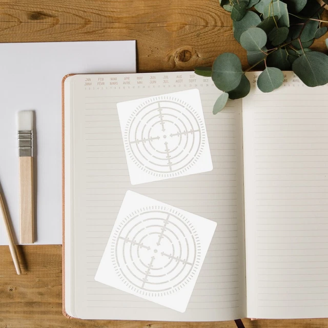 12 SHEETS REUSABLE Dot Stencil Stencils Multiple Patterns Template $22. ...