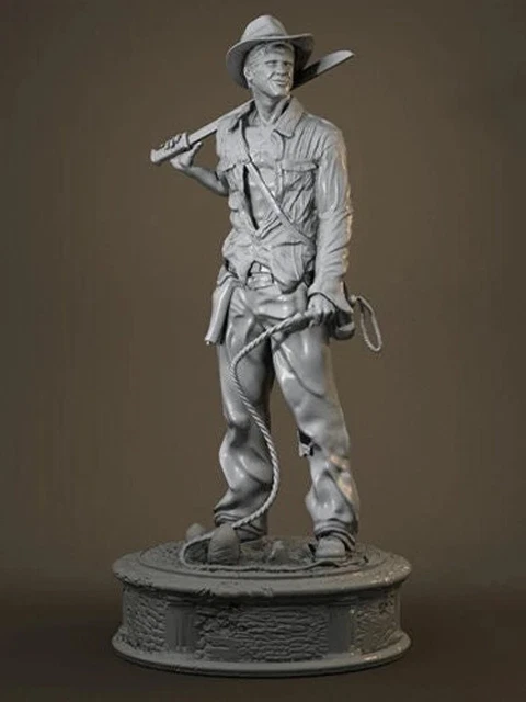 INDIANA JONES STATUE figure STL file for 3d printing £4.97 - PicClick UK