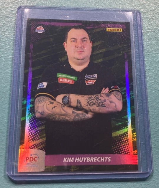 PANINI 2025 PDC Darts WM Trading Card Karte PDC-24 Kim Huybrechts Pink ...