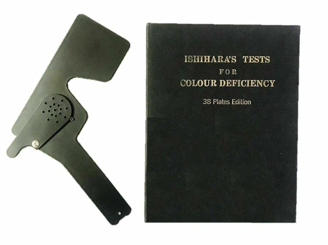 PINHOLE OCCLUDER WITH Ishihara Colour Vision Test for Color Deficiency ...