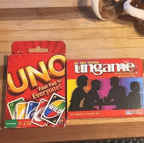 UNO NIB & The Ungame Pocket Size All Ages Version Talicor 2009 £6.60 ...