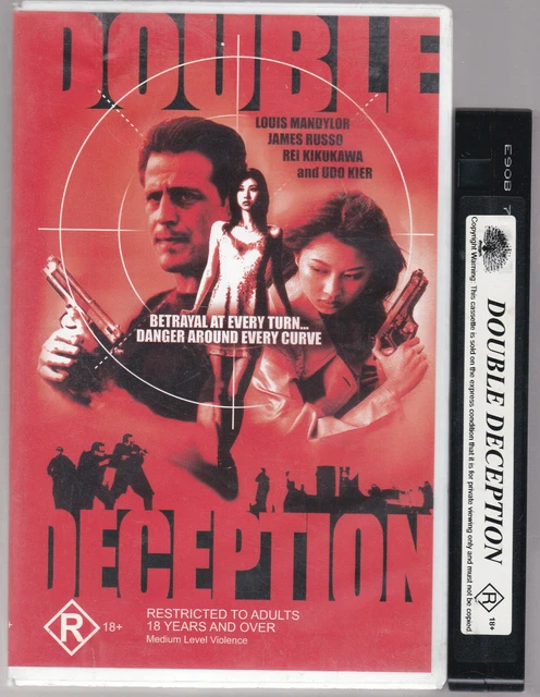 RARE VHS DOUBLE DECEPTION Big Box Ex-Rental Video Tape Blockbuster $12.12 - PicClick AU