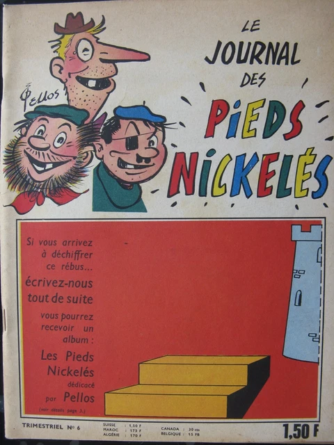 LE JOURNAL DES PIEDS NICKELES n° 6 (C.CA) EUR 15,00 - PicClick FR