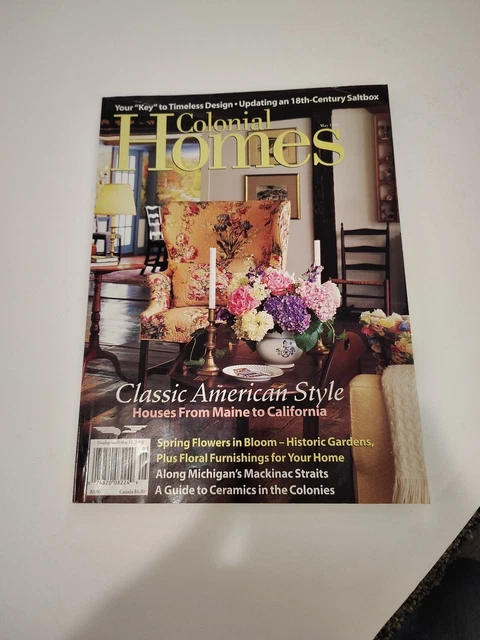 COLONIAL HOMES MAGAZINE Classic American Style, May 1998 £5.59 ...