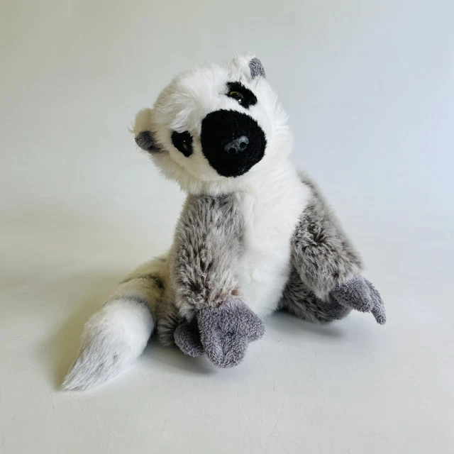 NATURE PLANET SOFT Toy Cuddly Plush Lemur Monkey Stuffed Animal Plushie ...
